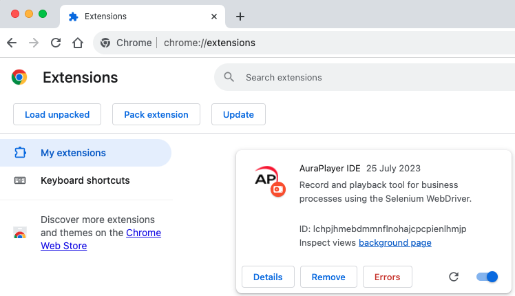 How to Install AuraPlayer HTML recorder extension on Chrome or Edge – AuraPlayer